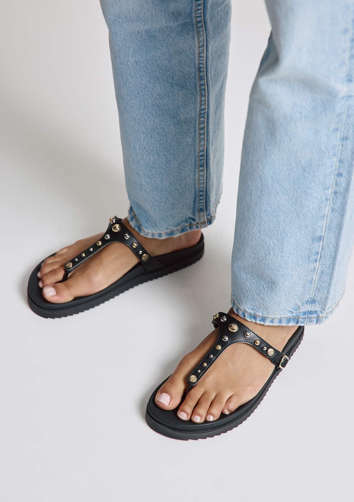 Urban Stud Casual Clean Black